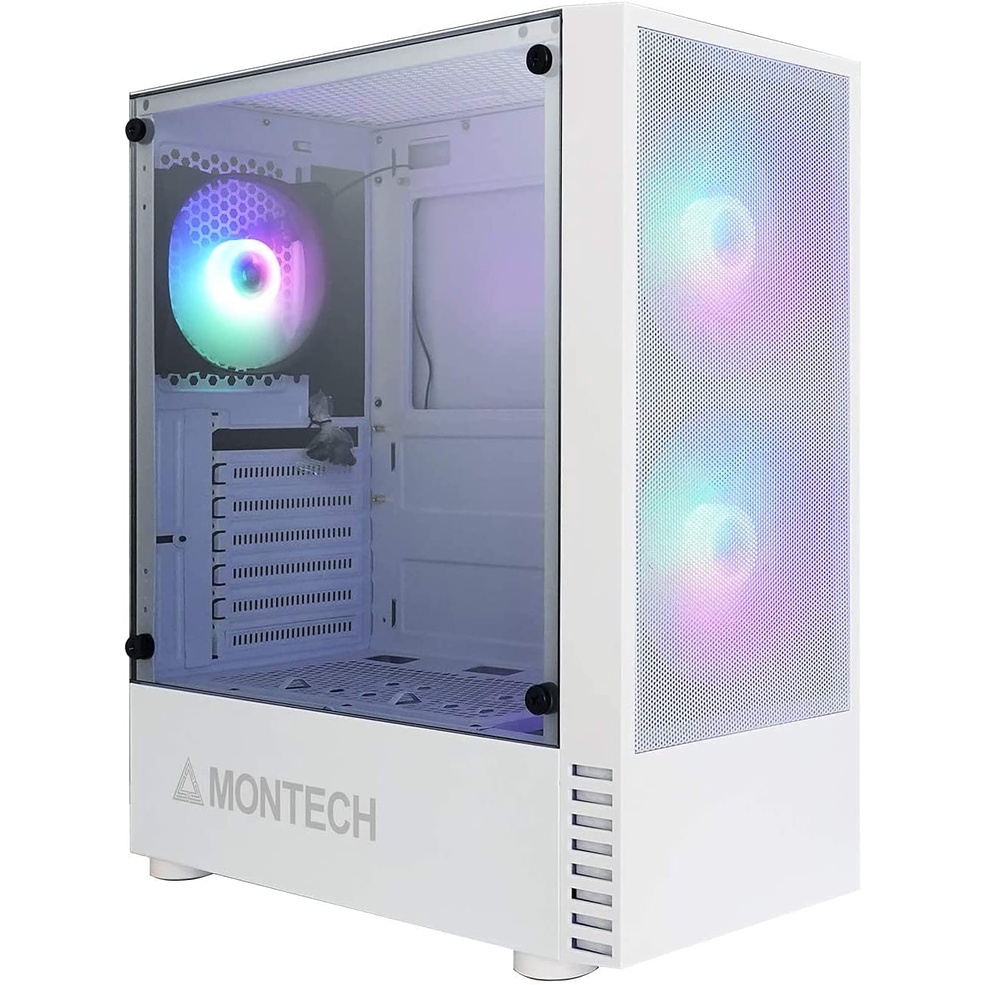 Jual Montech X2 Mesh White ATX Mid Tower Casing Komputer | Computer ...