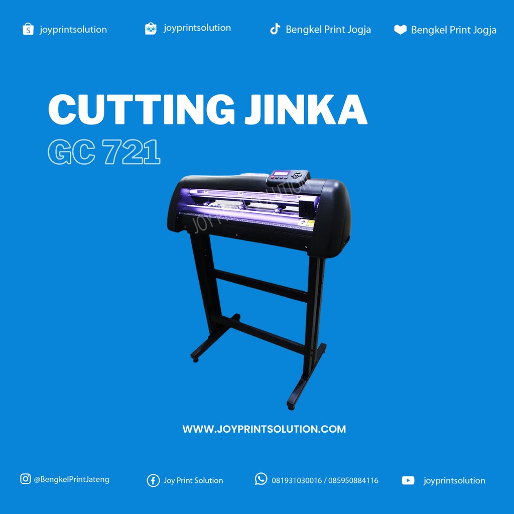 Jual CUTTING STICKER JINKA GC 721 (CONTOUR CUT + LED) | Shopee Indonesia