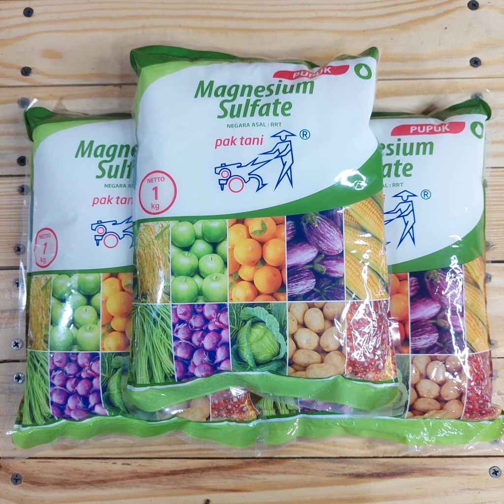 Jual Pupuk Mikro Unsur Magnesium Sulfate Pak Tani Kemasan Pabrik 1 Kg ...