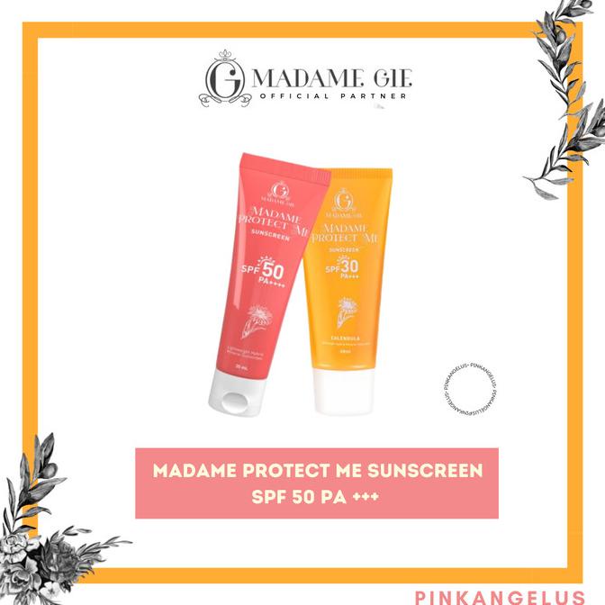 Jual Madame Gie Madame Protect Me Sunscreen SPF 30 PA++++ & SPF 50 PA ...