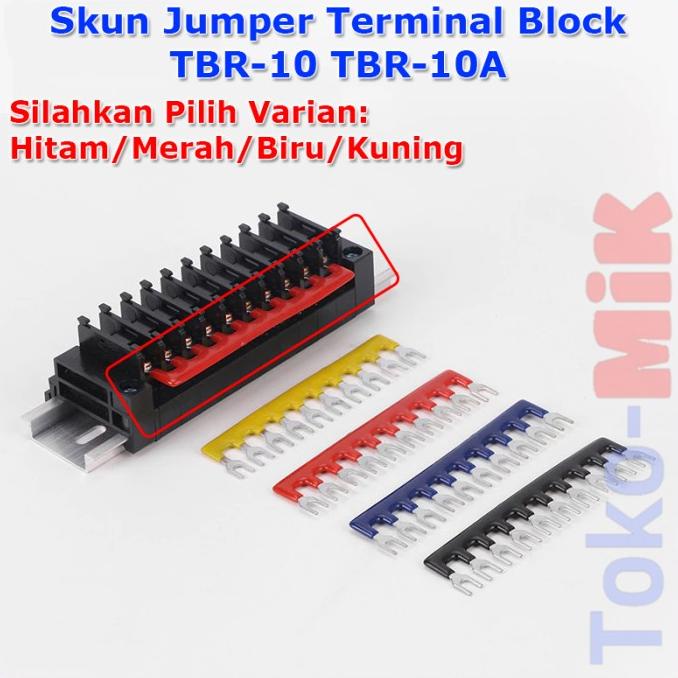 Jual SKUN JUMPER SHORT 10 PIN TERMINAL BLOCK BLOK 10P TBR10 TBR-10 TBR ...