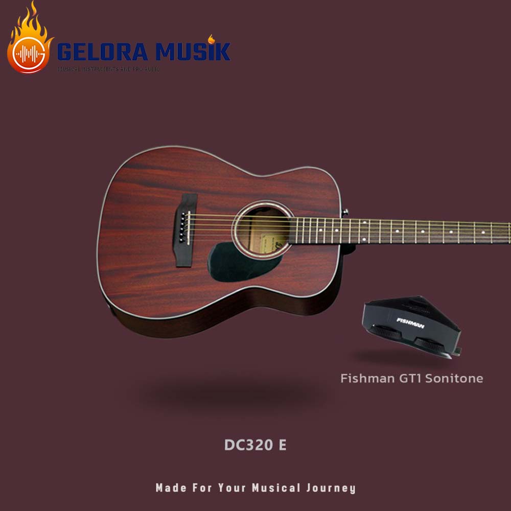 Jual Gitar Akustik Elektrik Delta DC320E | Shopee Indonesia