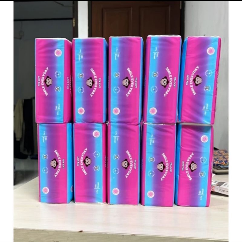 Jual PROMO - TISSUE CLEAN PULUS DAN TITA SOFT 180s - FACIAL TISSUE ...