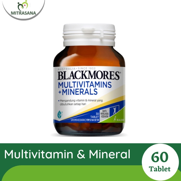 Jual Blackmores Multivitamins Mineral 60 Tablet | Shopee Indonesia
