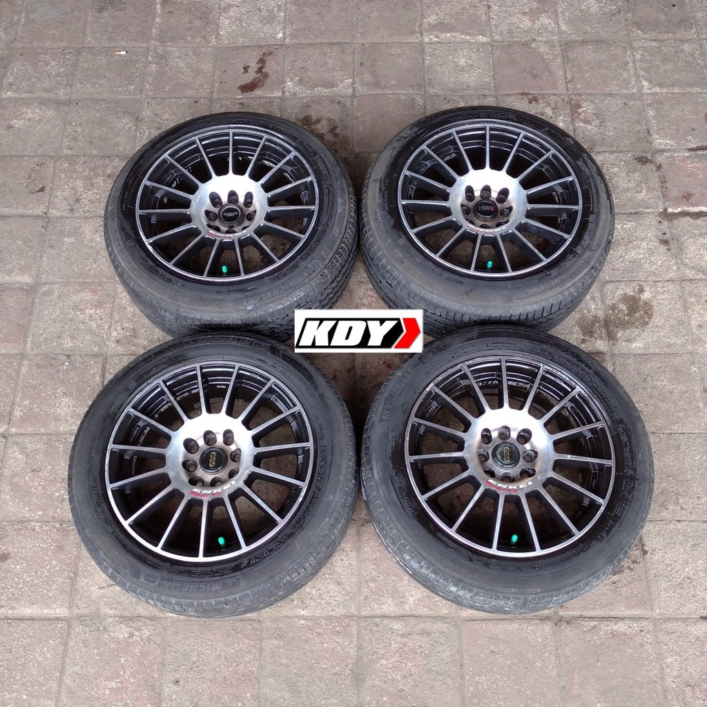 Jual VELG SECOUND MOBIL MODEL ENKEI RALLY RING 16 + BAN 195 50 R16 ...