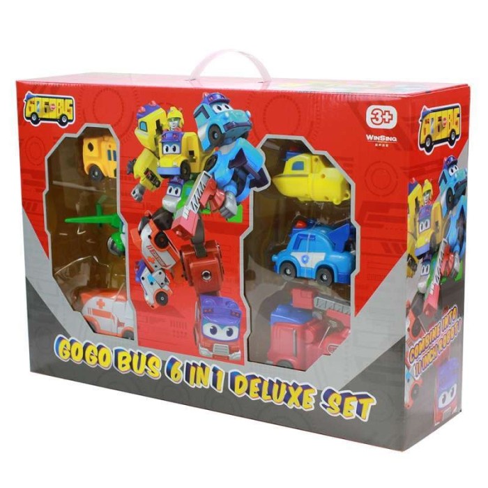 Jual Gogo Bus 6 In 1 Deluxe Set Mainan Original | Shopee Indonesia