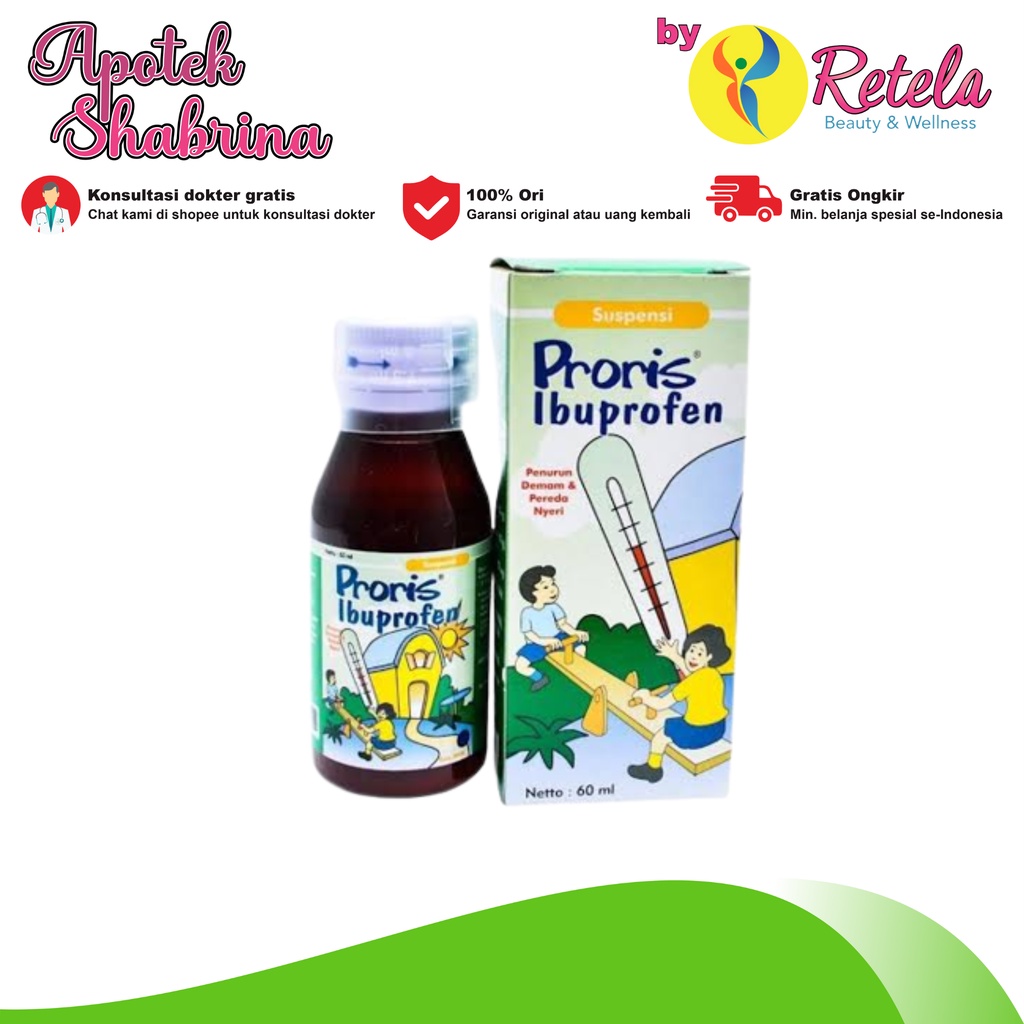Jual Proris Susp 60 Ml Rasa Jeruk | Shopee Indonesia