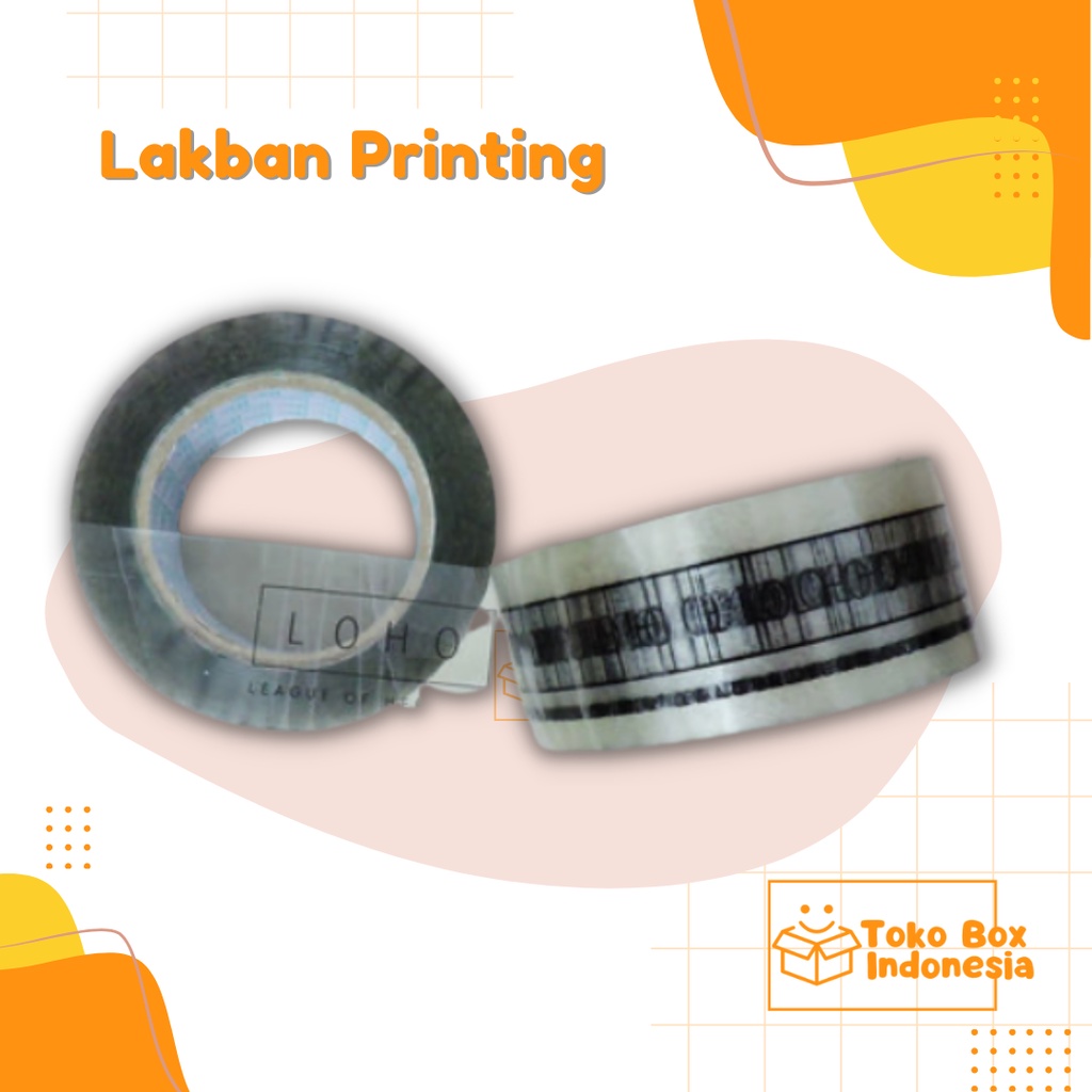 Jual Lakban Printing / Lakban Custom | Shopee Indonesia