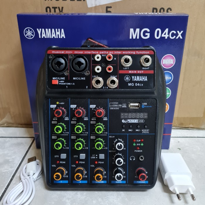 Jual Mix Mixer Audio Yamaha Mg4Cx Mg 4Cx 4Ch Usb Bluetooth Sound Card ...