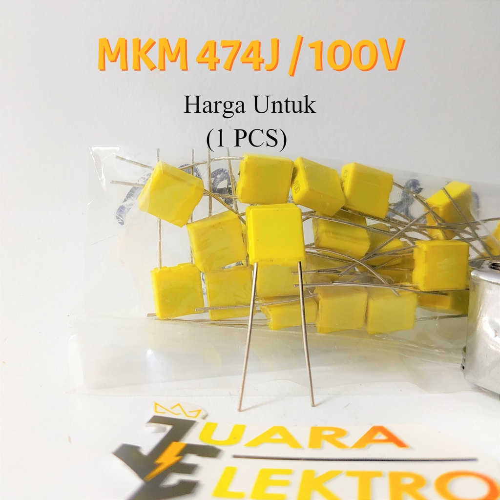 Jual Capasitor Milar MKM 474J / 100V | Kapasitor Milar MKM 474 J / 100 ...