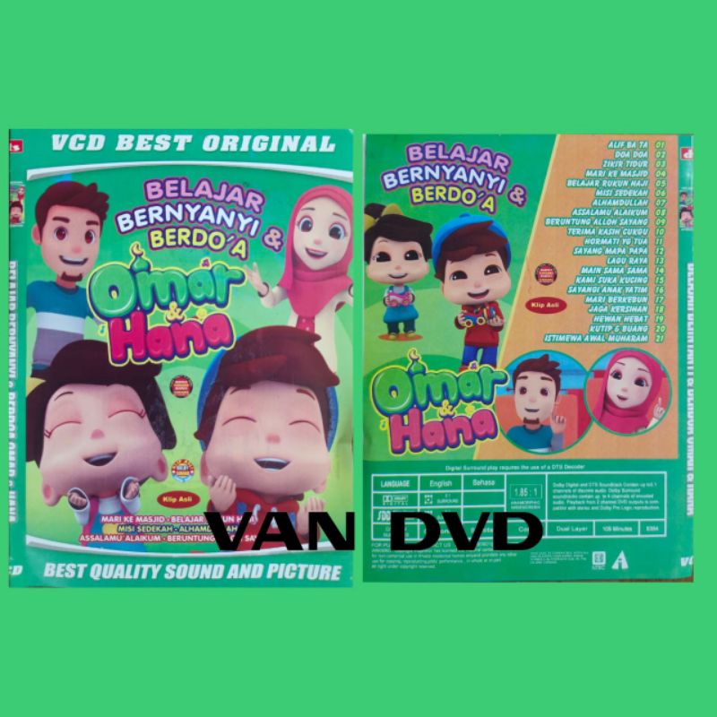 Jual Kaset Video Lagu Omar Hana Belajar, Bernyanyi & Berdoa | Shopee Indonesia