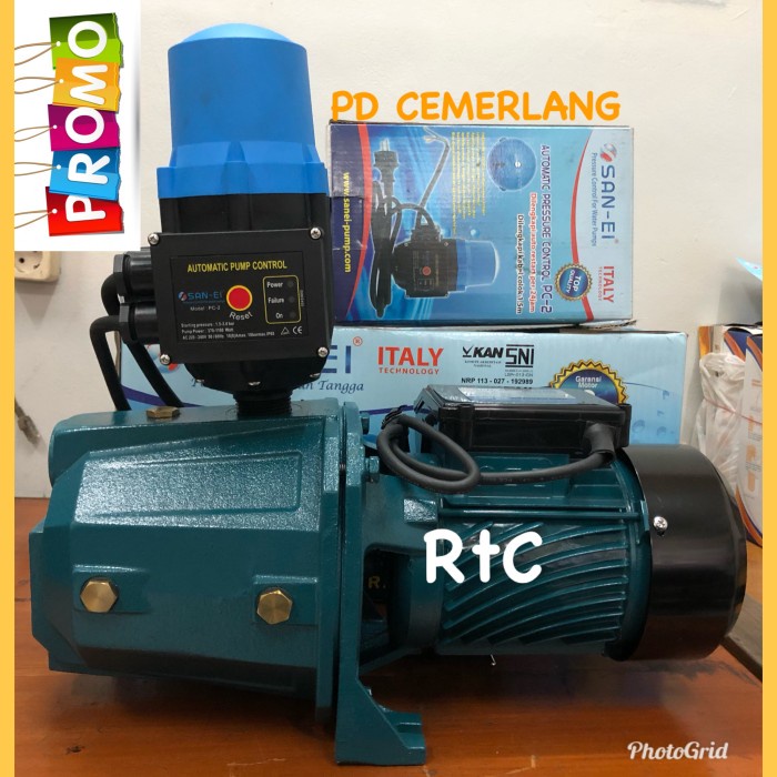Jual POMPA PENDORONG AIR OTOMATIS 250 WATT KAPASITAS BESAR SAN EI ...