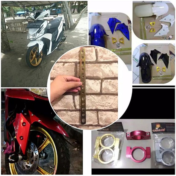 Jual Spakbor Mio M3 Model Ninja Variasi Plus Breket (Tinggal Pasang ...