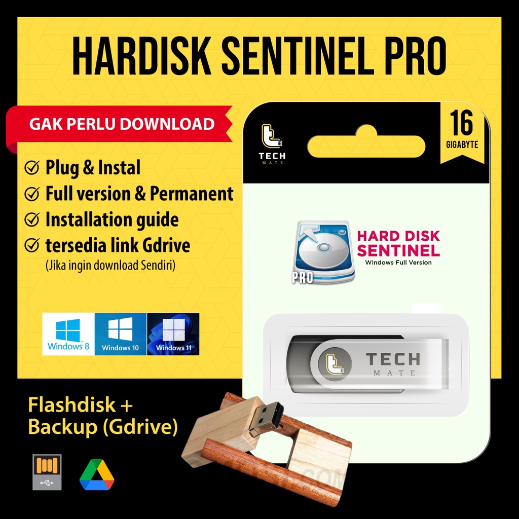 Jual Flashdisk Isi Hard Disk Sentinel Pro | Shopee Indonesia