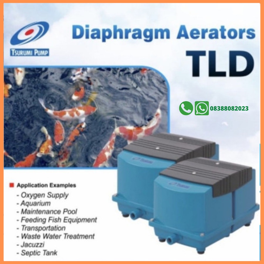 Jual Pompa udara tsurumi TLD-60 AC aearator tsurumi Diaphragm pump ...