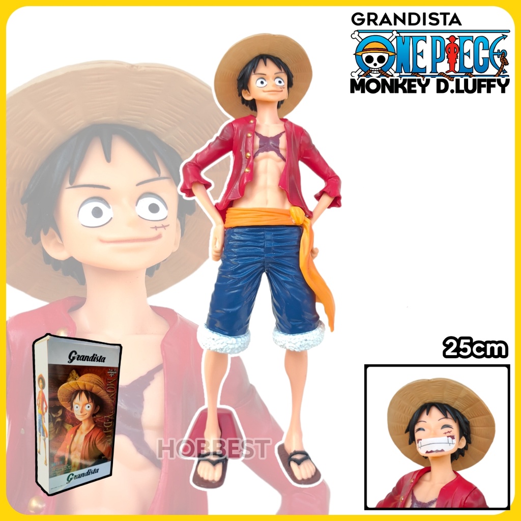 Jual GRANDISTA ONE PIECE : MONKEY D LUFFY - Action Figure Miniatur ...