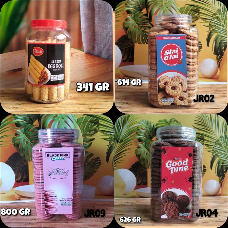 Jual Cemilan / Snack / Lebaran / Viral / Toples Jerapah / Eggroll Monde ...