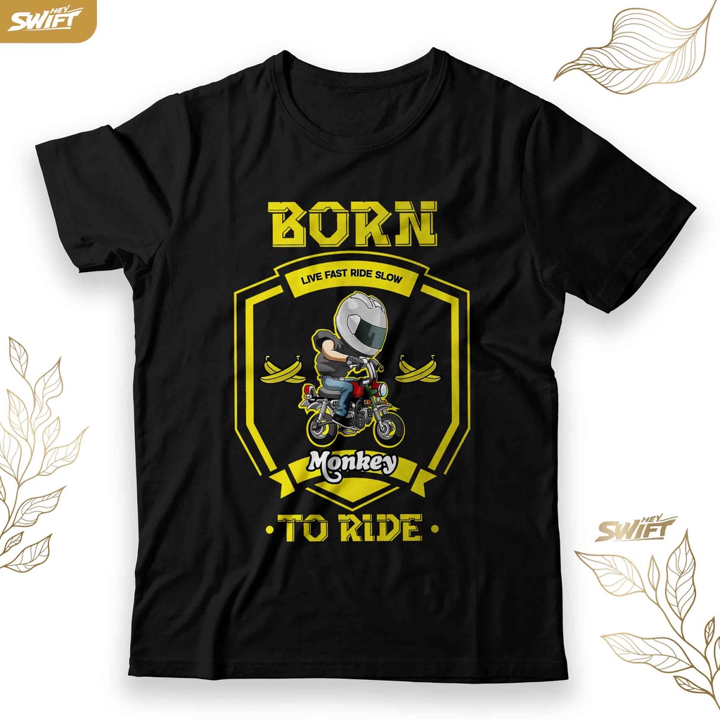 Jual KAOS HONDA MONKEY BORN TO RIDE biker TSHIRT BAJU DISTRO | Shopee Indonesia