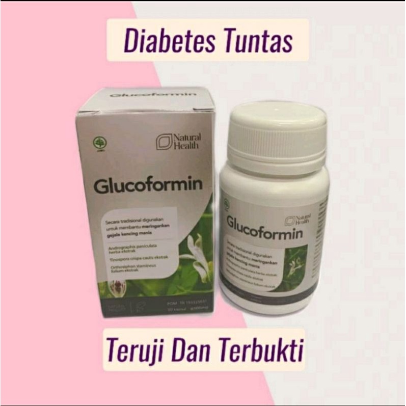 Jual Glucoformin Obat Diabetes Ampuh Isi 30 Kapsul Asli Original ...