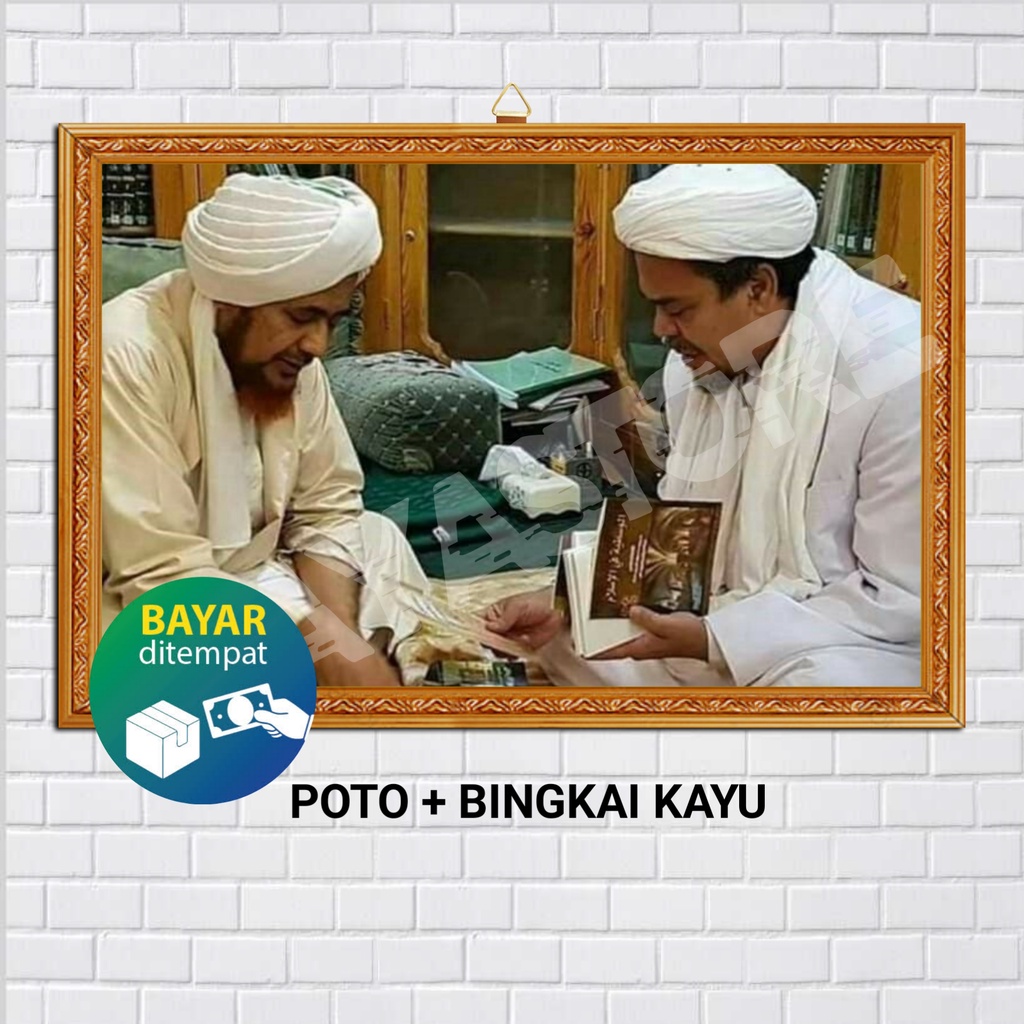 Jual Poster Poto + Bingkai, Habib Umar bin Hafidz & Habib Ri zieq ...