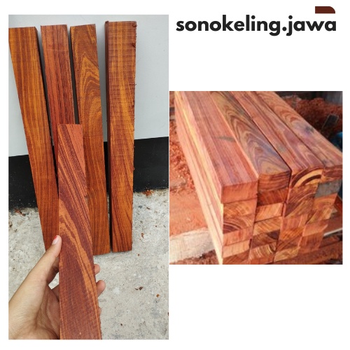 Jual Kayu rengas merah asli full galih harga promo ukuran 50 x 7 x 1 cm ...
