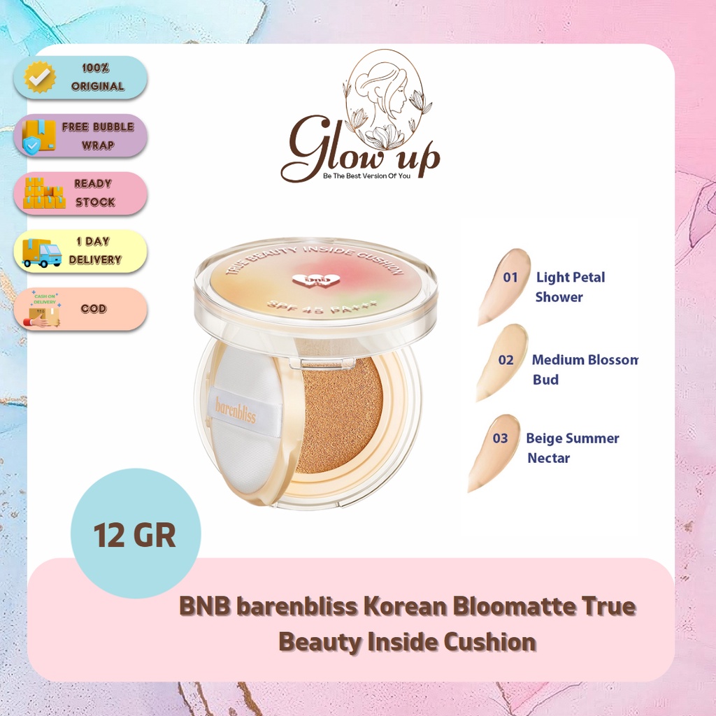 Jual BNB barenbliss Korean Bloomatte True Beauty Inside Cushion 24H ...