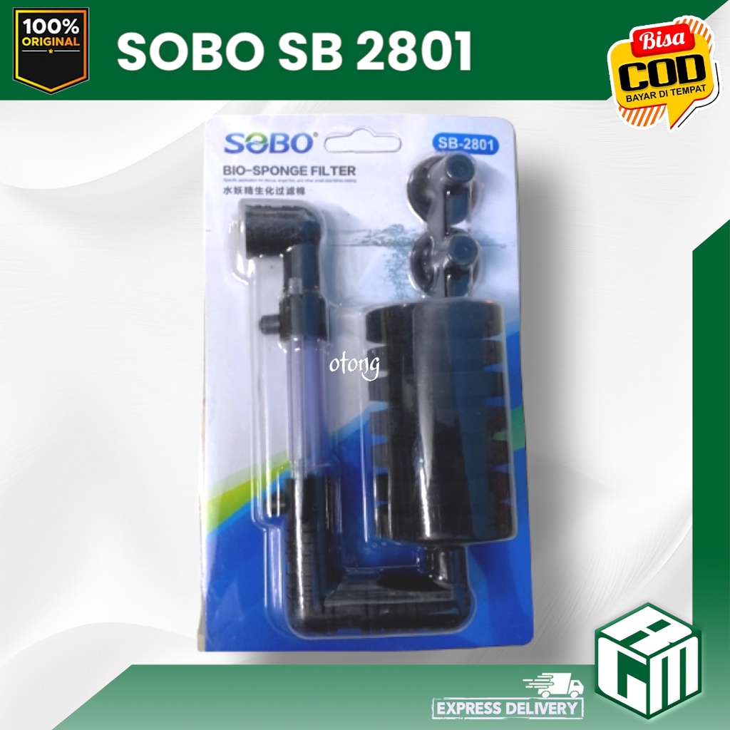 Jual Sobo SB2801 SB 2801 Bio Sponge Filter chemical busa foam biofoam ...