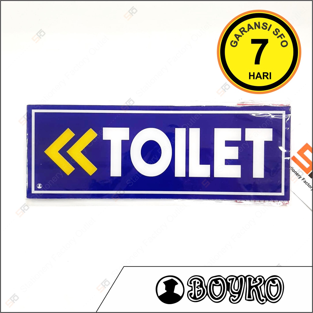 Jual Akrilik Arah Toilet - Acrylic Sign Standard 25cm x 9cm | Shopee ...