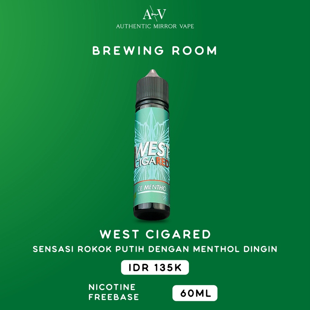 Jual West Cigared Ice Menthol 60ML by Brewing Room - LF | Shopee Indonesia