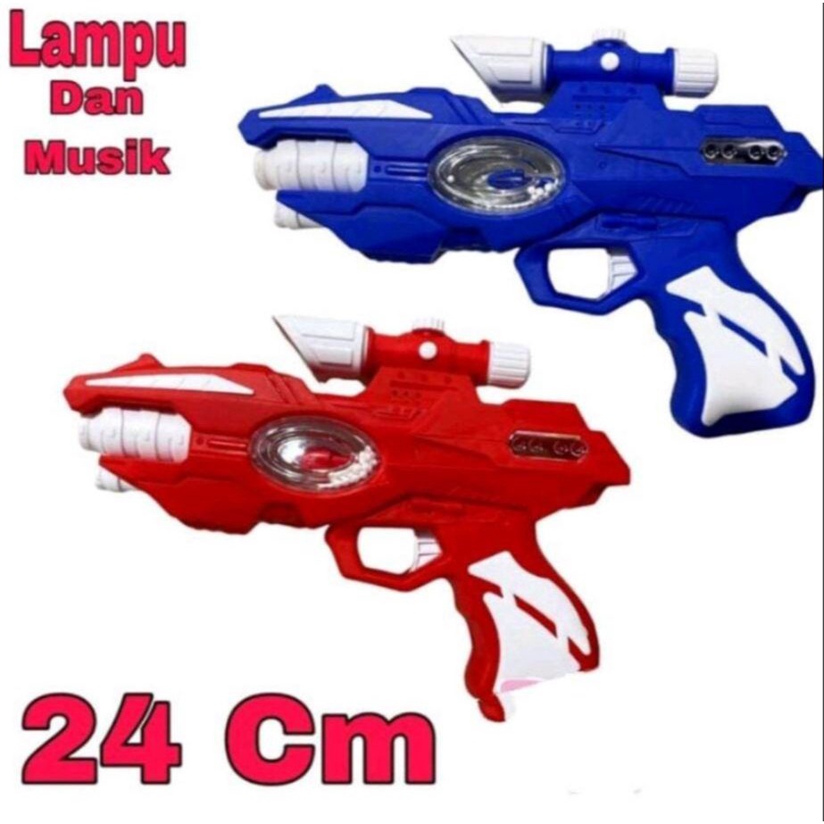 Jual MAINAN ANAK TEMBAKAN LASER BISA BUNYI NYALA ADA LAMPU DAN MUSIK ...