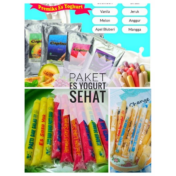 Jual Paket Es yoghurt 250 gram sehat segar | Shopee Indonesia