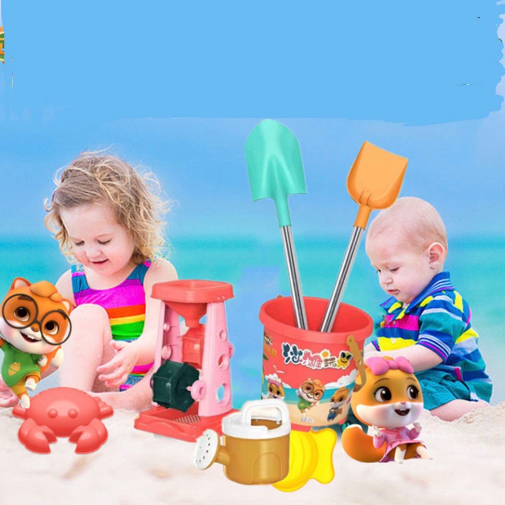 Jual [MNT] BUCKET SET MAIN PASIR MAINAN ANAK ISTANA PASIR / SAND CASTLE ...