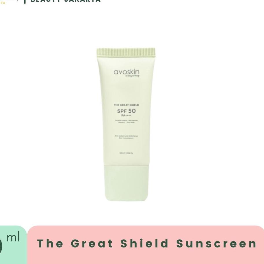 Jual Avoskin Sunscreen The Great Shield / Shield of Sun SPF 50 PA ...