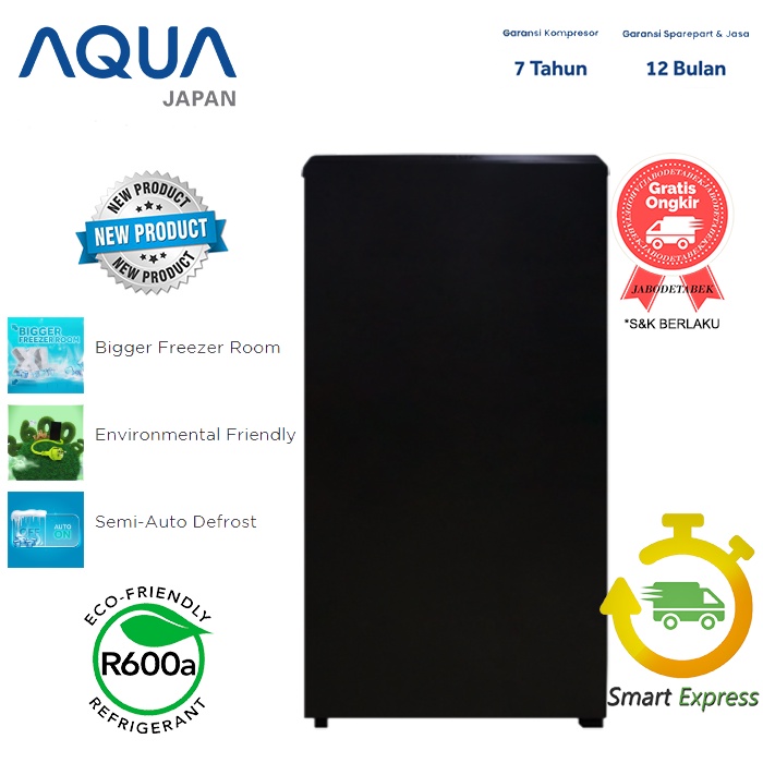 Jual KULKAS AQUA AQR-D185MDS / AQRD185MDS - (1 PINTU / 145 LITER) | Shopee Indonesia