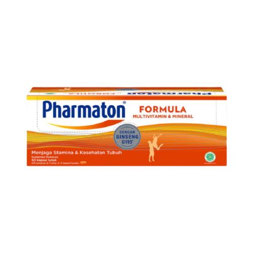 Jual Pharmaton Formula Tablet Per BOX isi 10 Amplop (50 Tablet ...