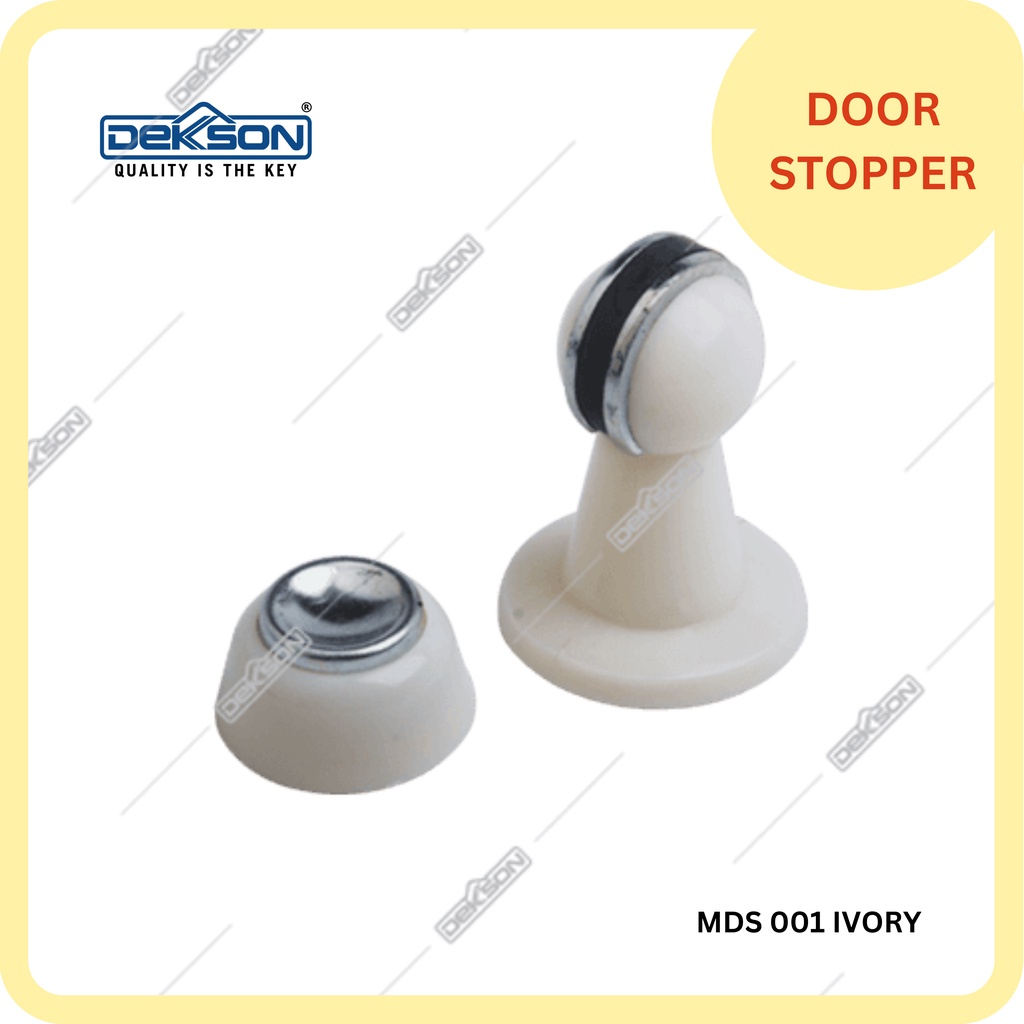 Jual Penahan Pintu Magnet / MAGNETIC DOOR STOPPER DEKKSON MDS 001 IVORY ...