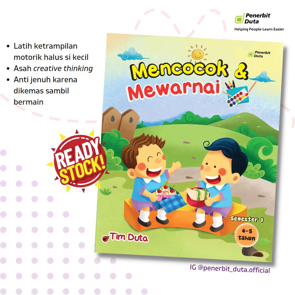 Jual Seri Mencocok dan Mewarnai 4-5 Tahun (Semester 1) | Shopee Indonesia