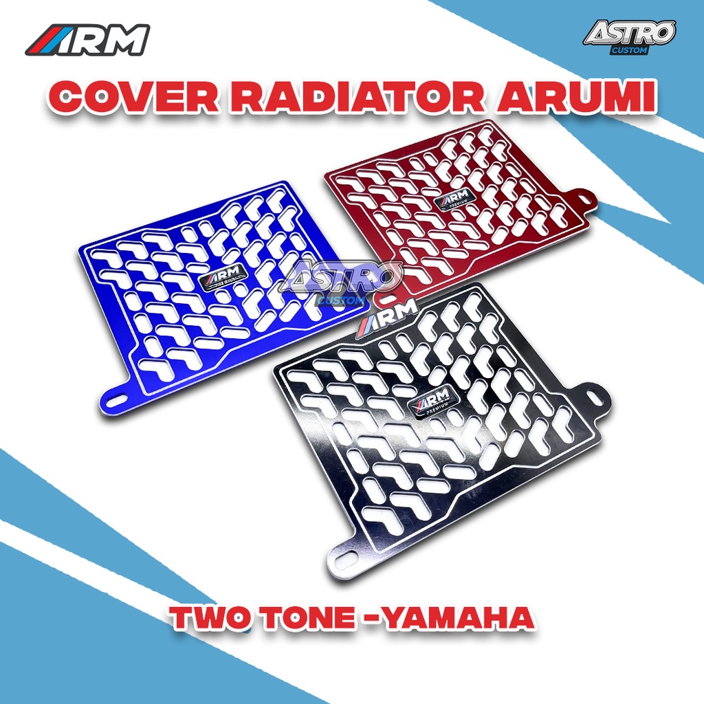 Jual Cover Radiator Two Tone Nmax 155 Aerox 155 Lexi 125 ARM FULL CNC ...