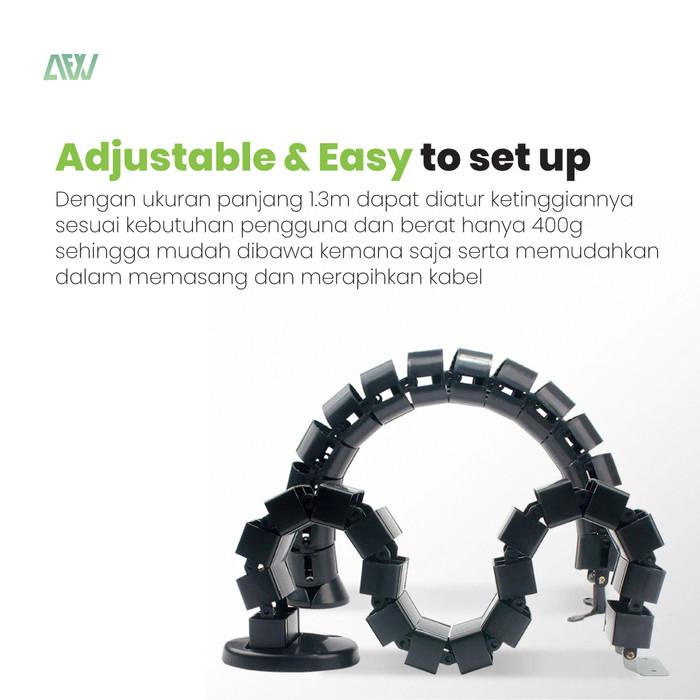 Jual SLIMY Cable Management Riser / Kabel Riser - AFW Best Seller ...