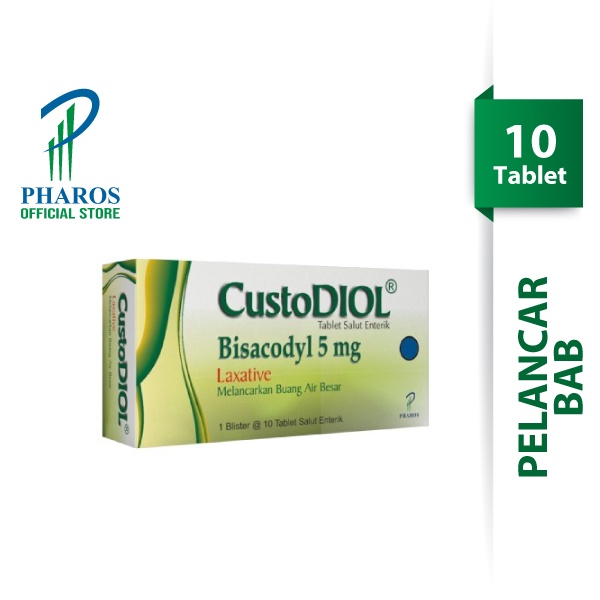 Jual Custodiol Tablet - Obat Melancarkan Buang Air Besar (Bisacodyl ...