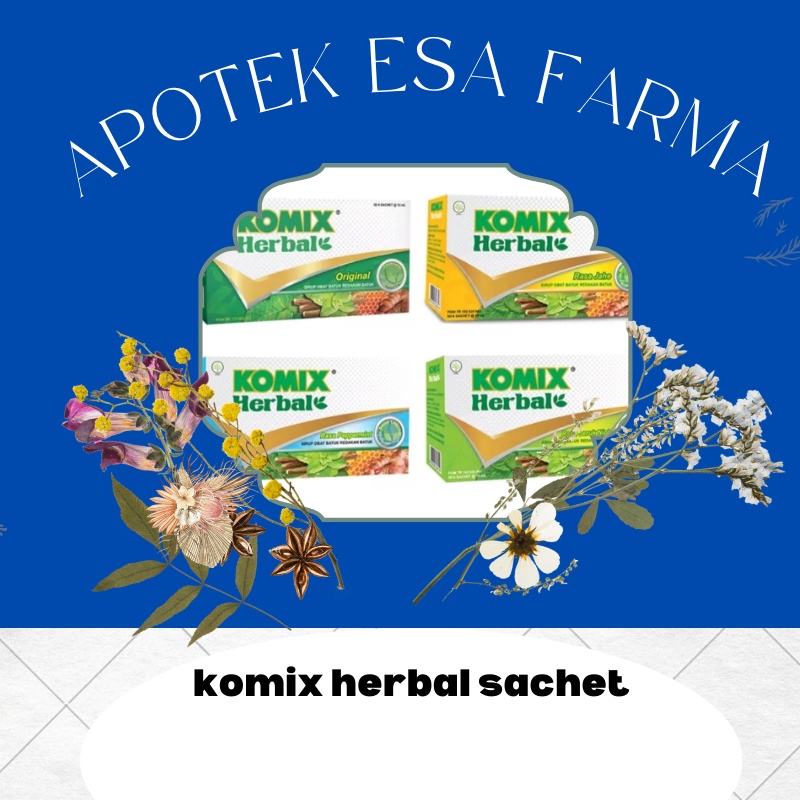 Jual KOMIX HERBAL ORIGINAL SACHET/Komix Herbal Sachet 1kotak isi ...