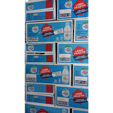 Jual Le Minerale Air Mineral Botol 330 ml 1 karton 24pcs | Shopee Indonesia