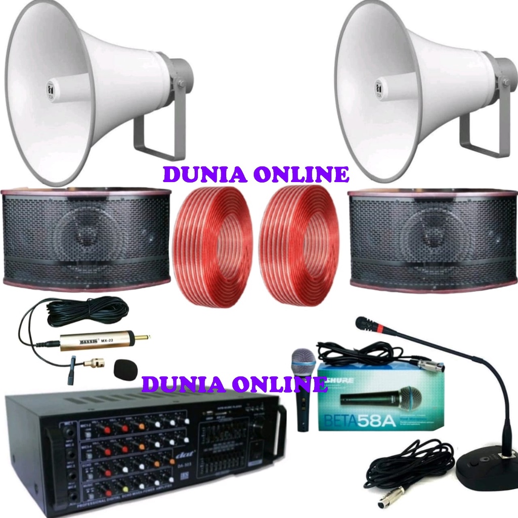 Jual PAKET SOUND SYSTEM TOA MASJID SPEAKER LUAR DAN DALAM PAKET TOA ...