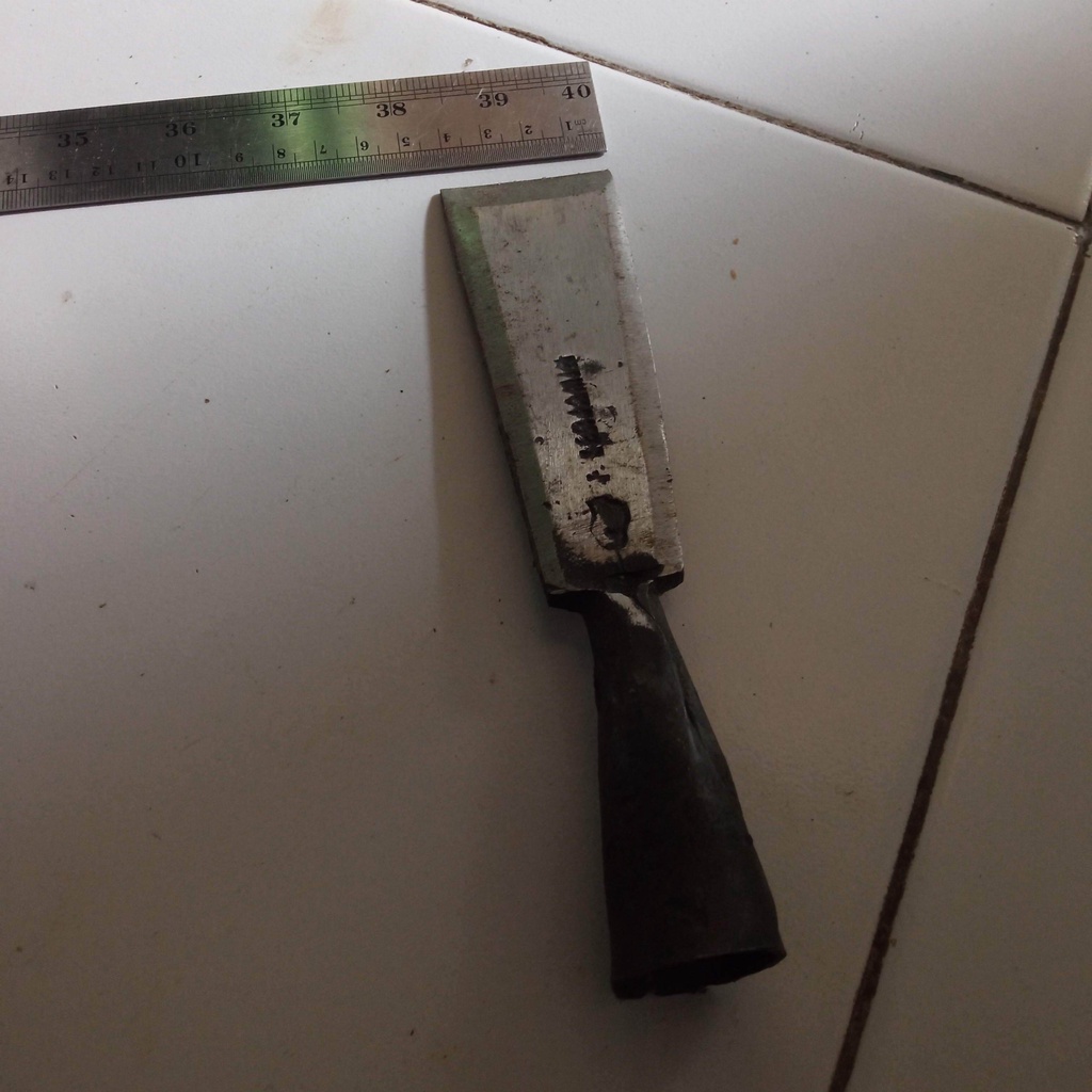 Jual Pahat/Tatah Kayu Asli Baja Ukuran Lebar 4 cm & Ukuran Tanggung | Shopee Indonesia
