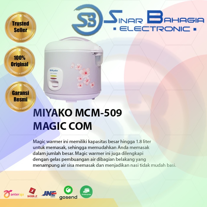 Jual MIYAKO MCM-509 MAGIC COM (KHUSUS BANDUNG) | Shopee Indonesia