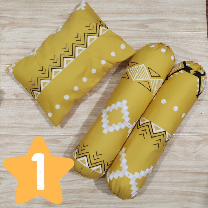 Jual Bantal Guling Bayi (sarung + isi) (1 bantal + 2 guling bayi ...