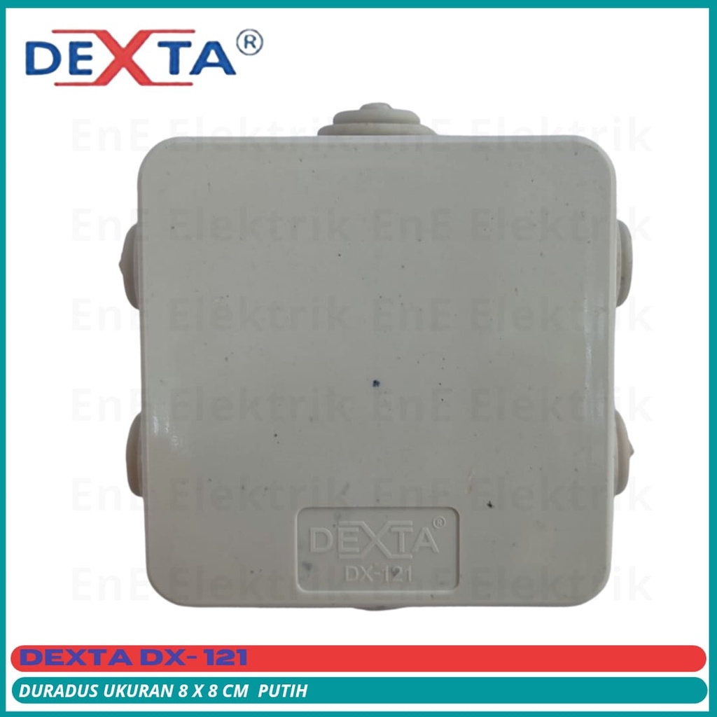Jual DEXTA DURADUS KOTAK PUTIH 5/8" JUCTION BOX DX-121 SNI 8 X 8 cm ...