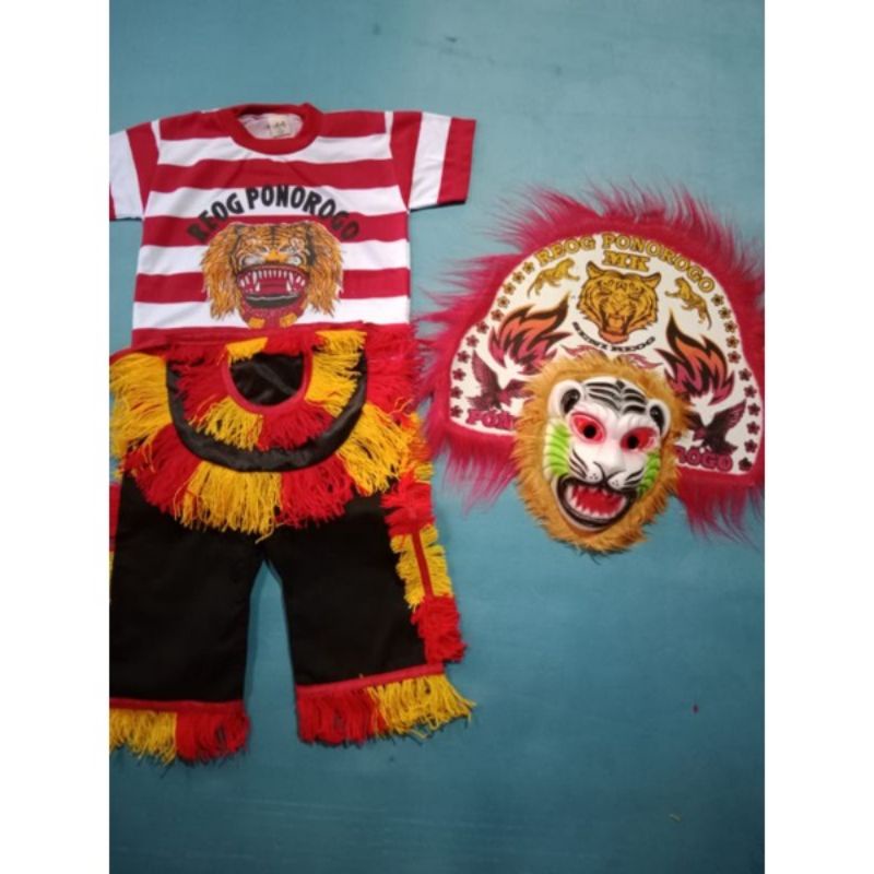 Jual reog spon fullset / dadak merak / jaranan / topeng reog fullset ...