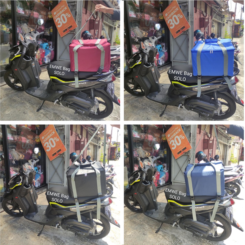 Jual Gadiel 3in1 Tas Delivery Bag Motor go grab maxim food Gofood ...