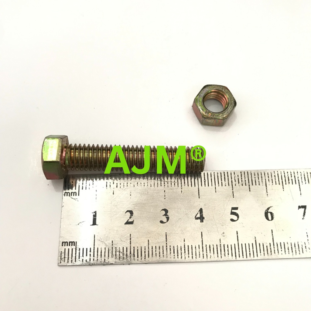 Jual Baut Mur Kuning BMK M8 x 40mm | Shopee Indonesia